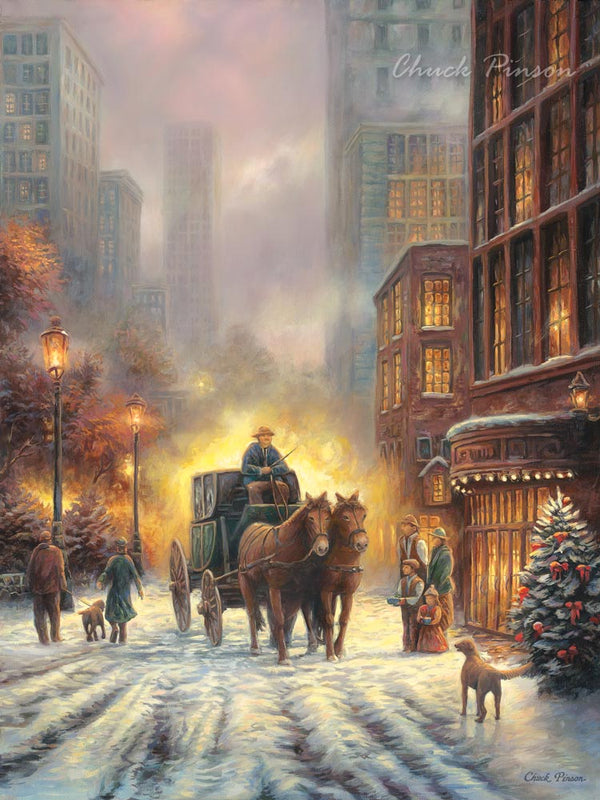 ORIGINAL - Carriage Ride 24x18 - Chuck Pinson - Art for Inspired Living