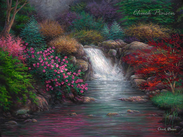 ORIGINAL - Garden Spring 18x24 SOLD - Chuck Pinson - Art for Inspired ...